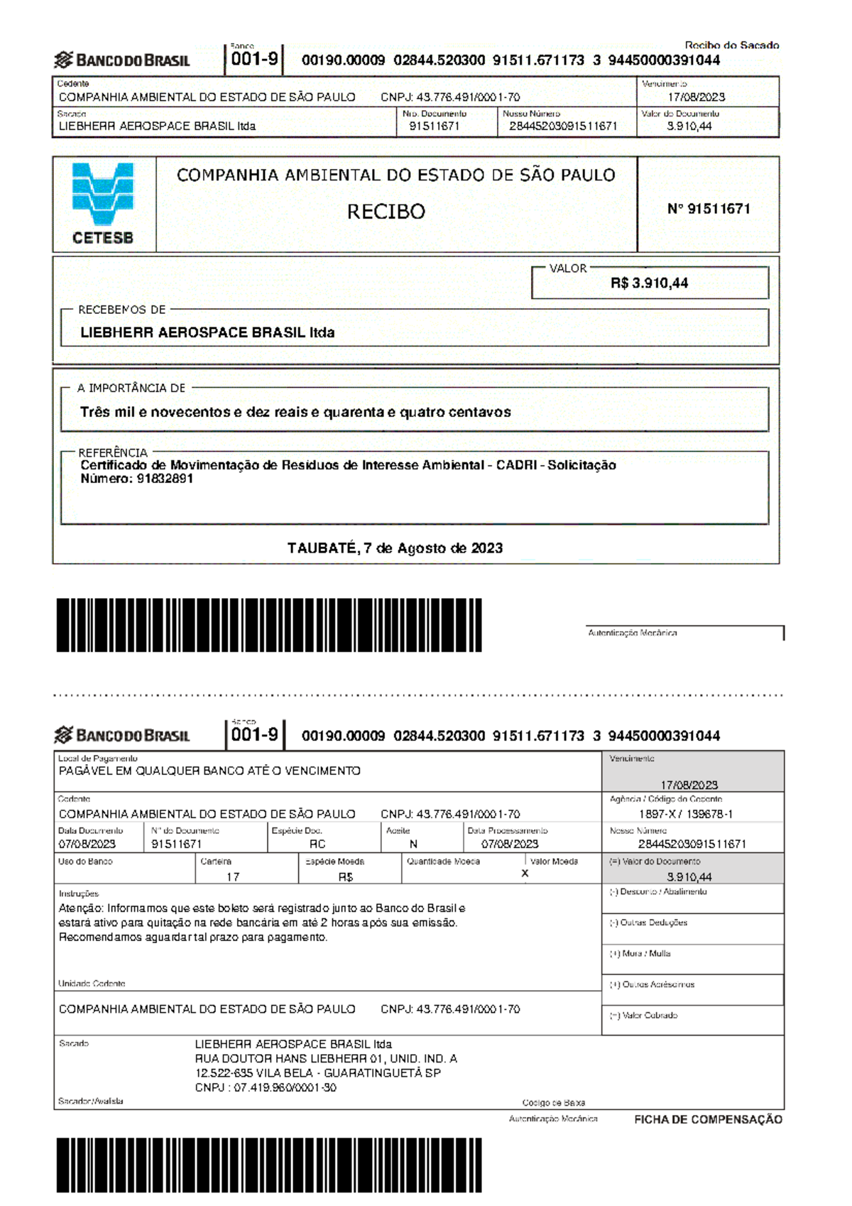 Ibama Proluminas LAB - 001-9 00190 02844 91511 3 94450000391044 ...