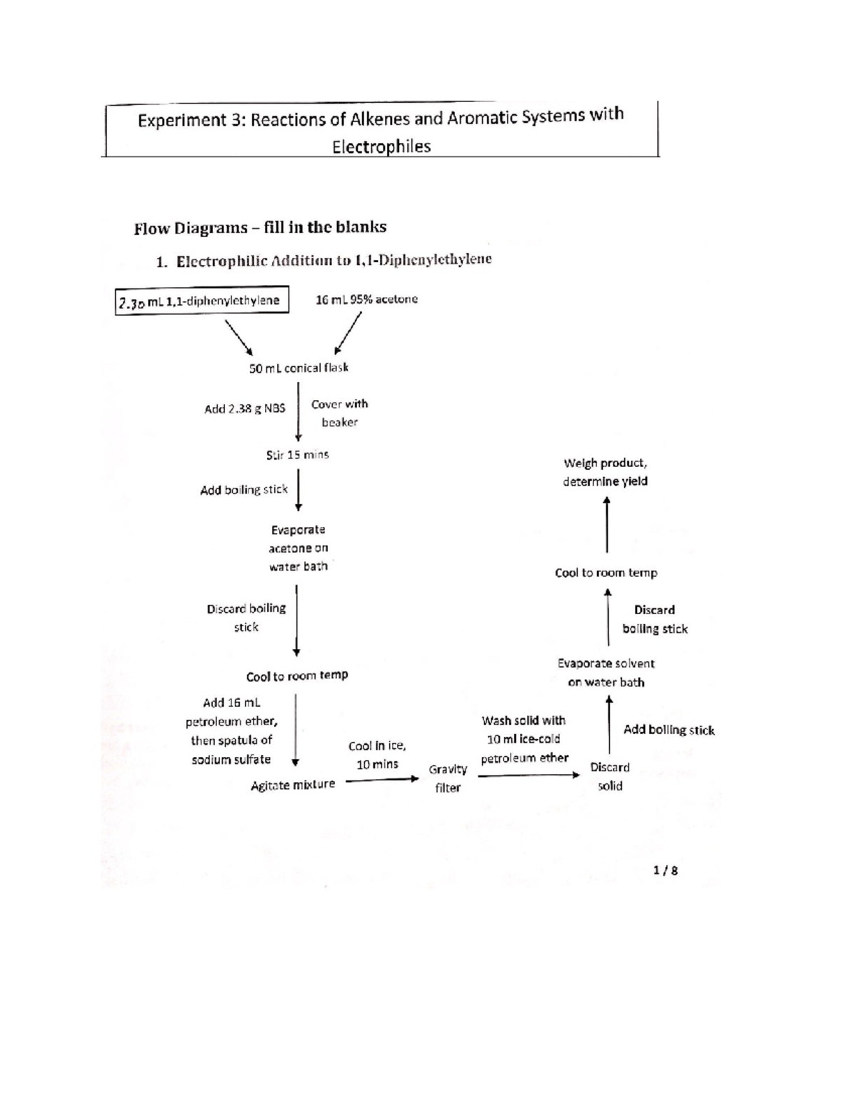 Chemistry 1 Lab 3 - CHEM1101 - Studocu