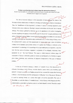 ancient history source analysis values and limitations - Assess the ...