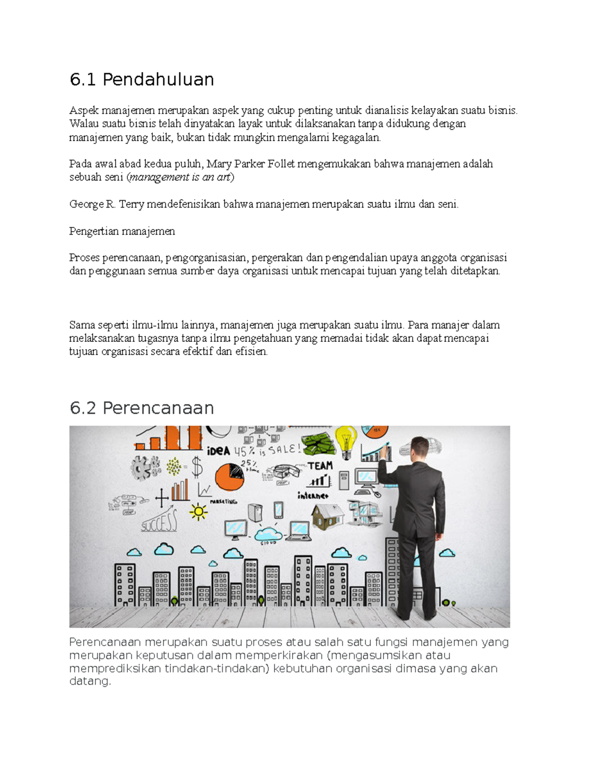 6. Aspek Manajemen - 6 Pendahuluan Aspek manajemen merupakan aspek yang ...