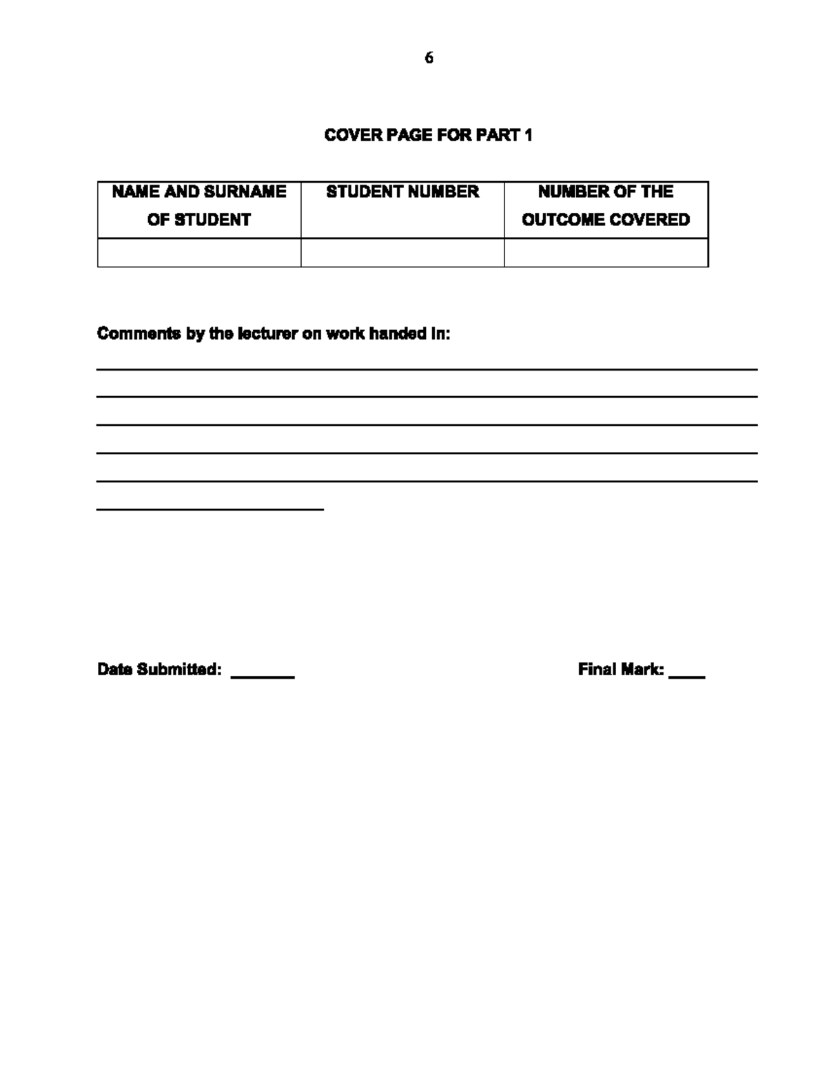 Cover PAGE - read to answer - EALT1508 - Studocu