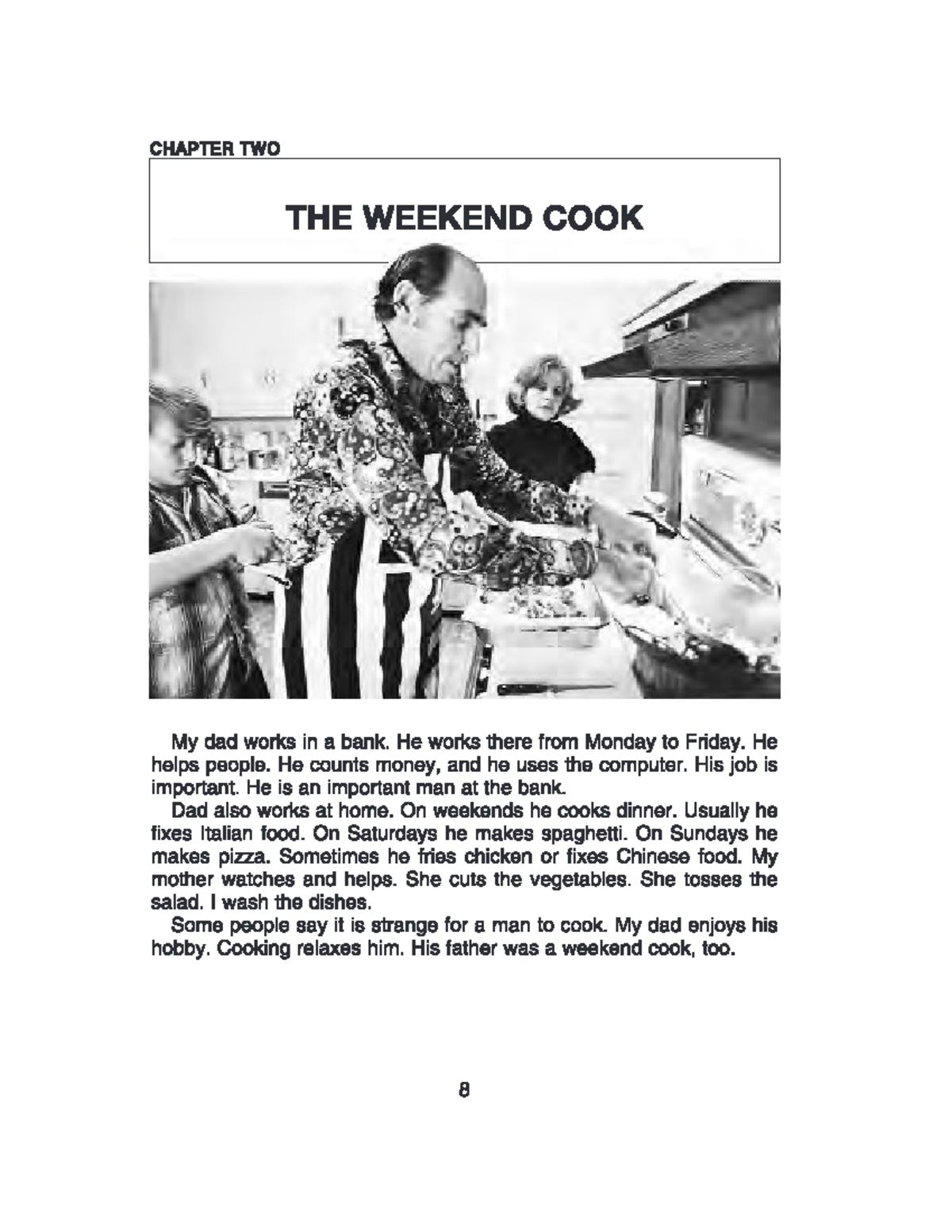 The Weekend Cook - Practice materials - Inglés II - UNAH - Studocu