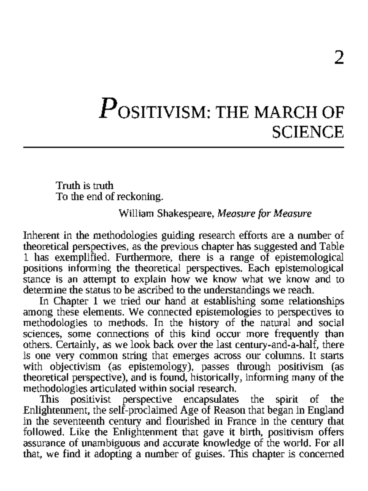 Positivism and Post-positivism-1 - History of Ideas-1 - Studocu