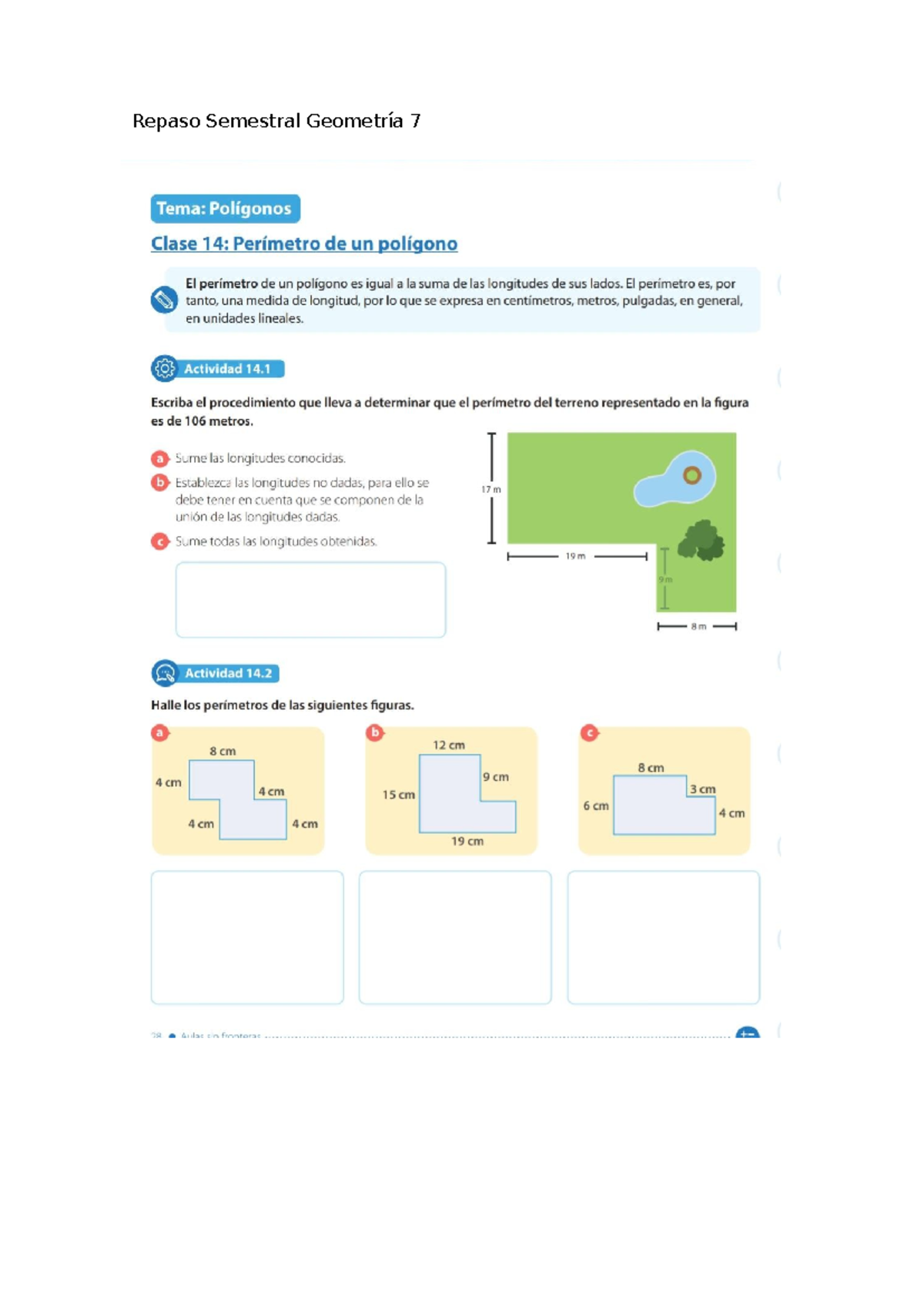 Repaso Geometría 7 - ALGO - Repaso Semestral Geometría A que definición ...