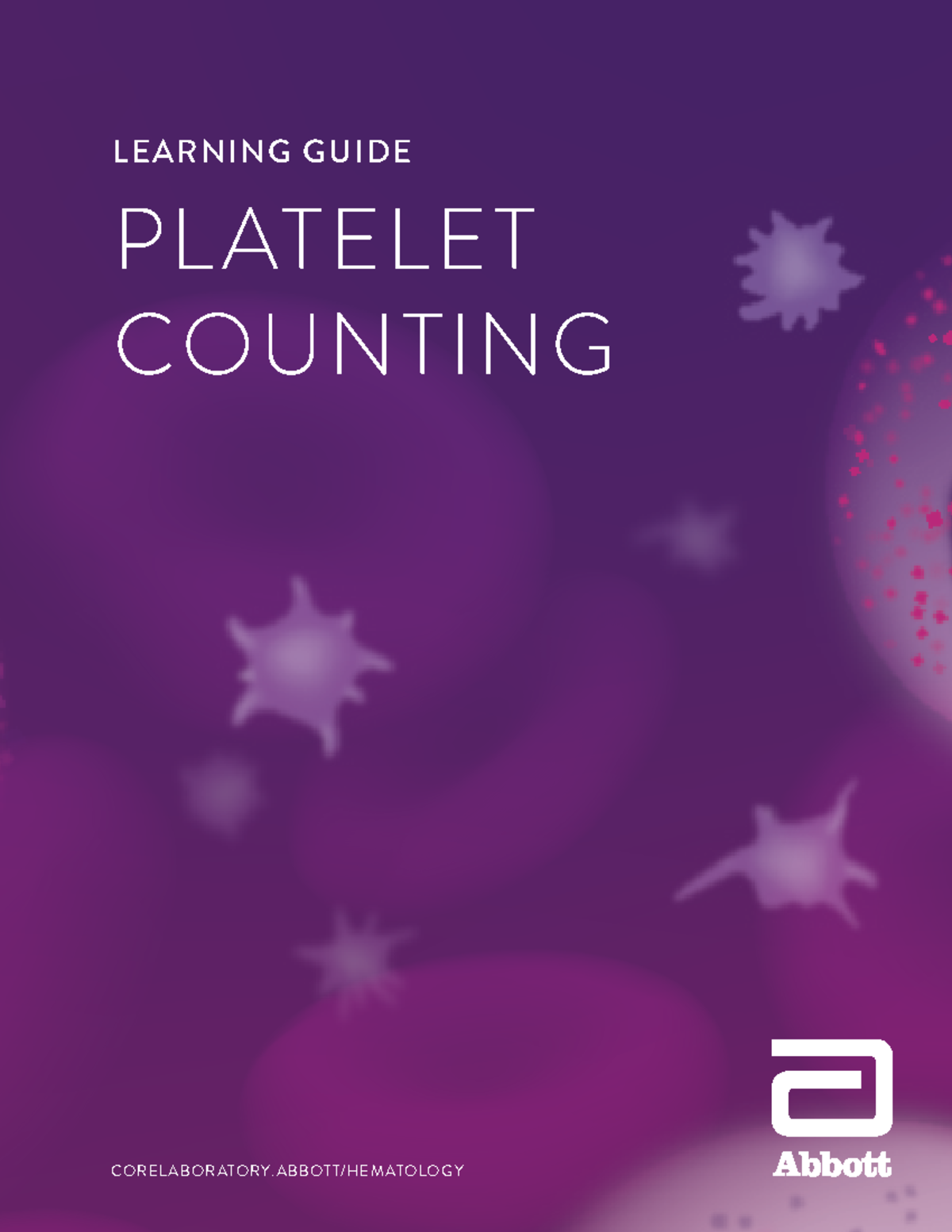Abbott - LEARNING GUIDE PL ATELET COUNTING COREL ABOR ATORY. ABBOT T ...