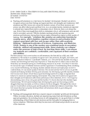 D186 Task 3 - completed and passed - D186- OMM1 TASK 3: INCREASING ...