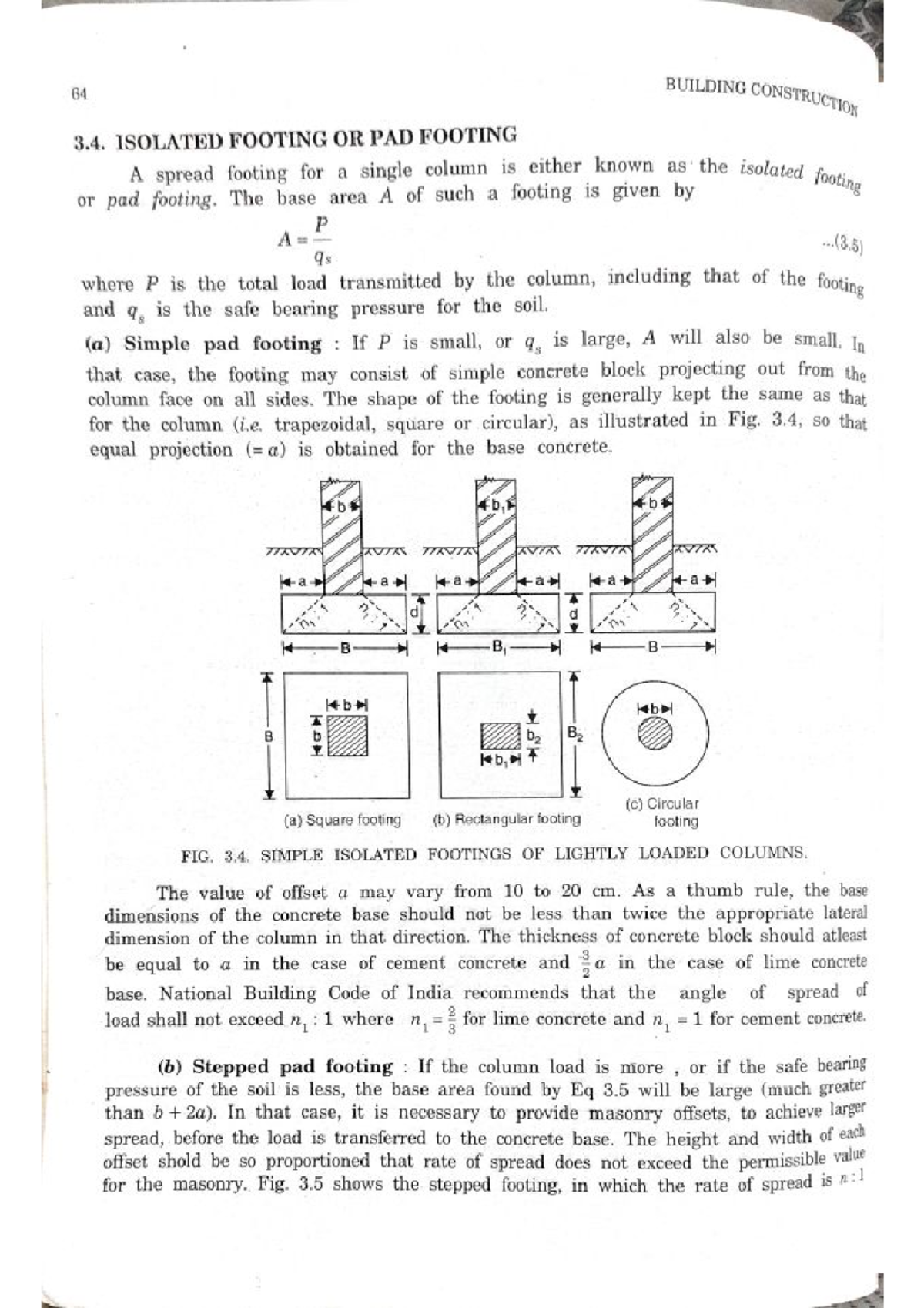 Isolated Footing - Basics of Civil engineering - AKTU - Studocu