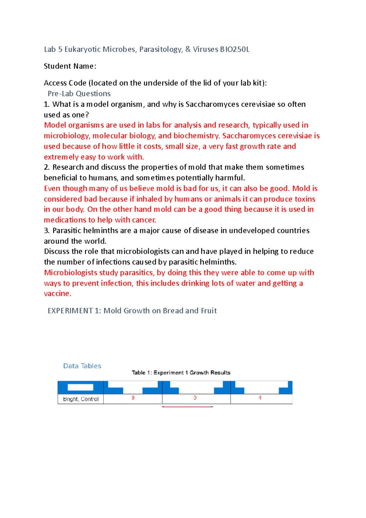 Lab 5 Eukaryotic Microbes Parasitology And Viruses at Milla Gadsdon blog