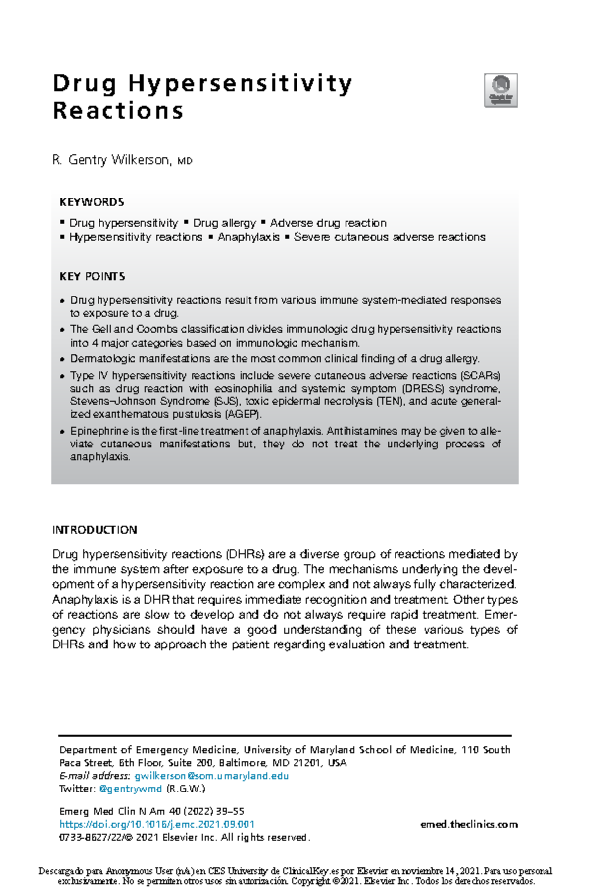 4. Drug Hypersensitivity Reactions - Drug Hypersensitivity Reactions R ...