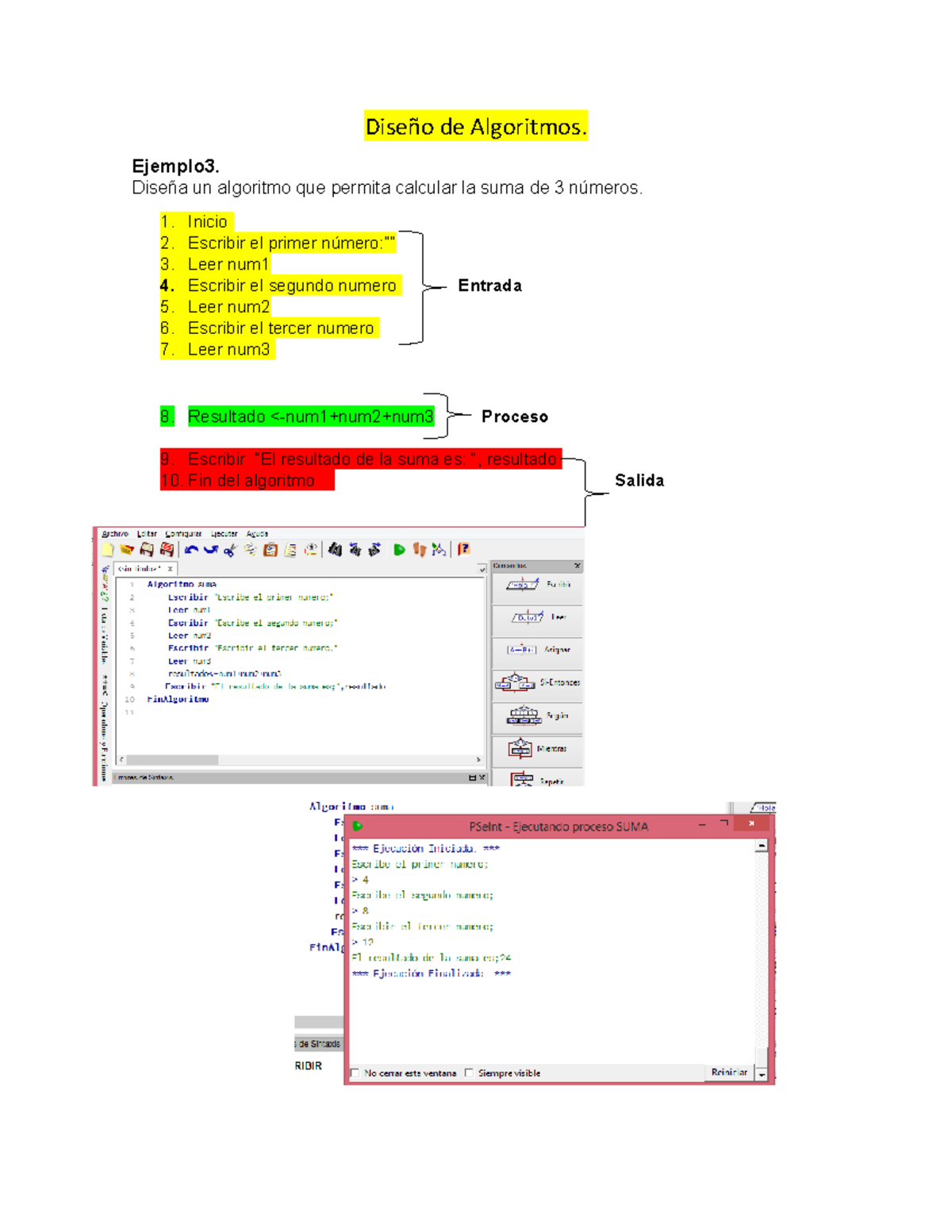 Diseño de Algoritmos Investigacion - Diseño de Algoritmos. Ejemplo3 ...