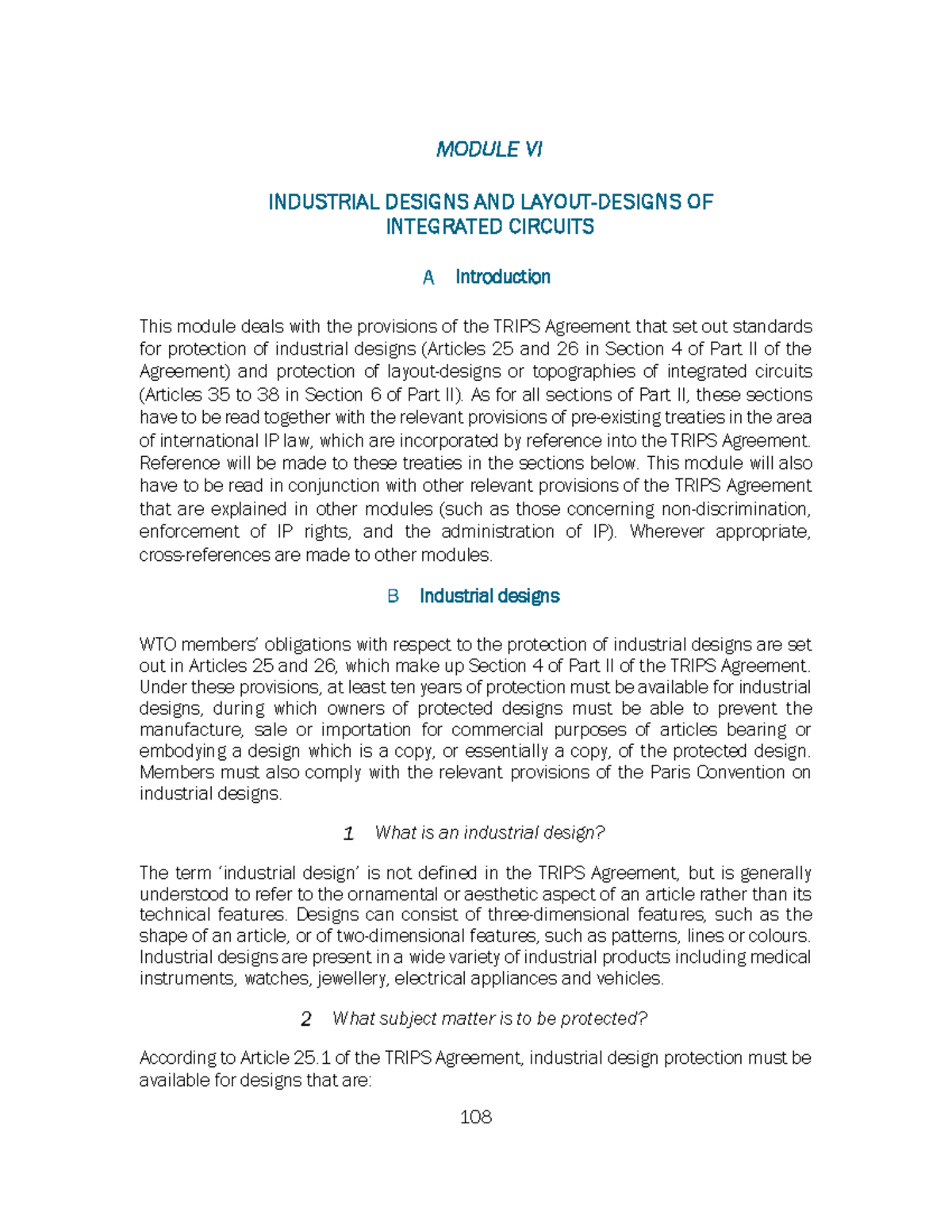 Modules 6 e - Nothing else - MODULE VI INDUSTRIAL DESIGNS AND LAYOUT ...