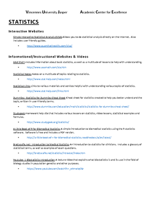 Statistics formula sheet and tables 2020 - Formulas and Tables for AP ...