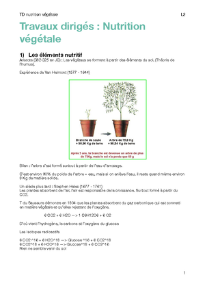 Nutrition azotée - Cours 5 - La nutrition azotée Les végétaux sont ...