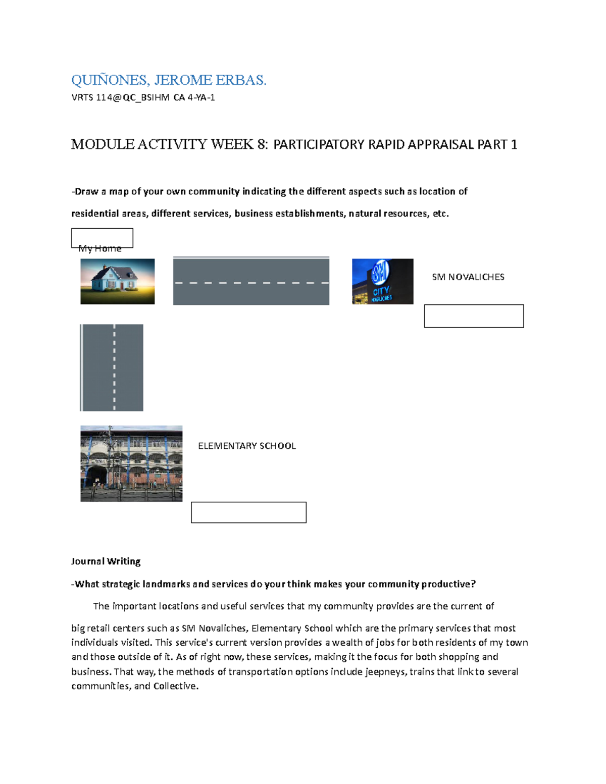 Veritas 411 Quiñones Jerome E - QUIÑONES, JEROME ERBAS. VRTS 114@QC_BSIHM CA 4-YA- MODULE ...
