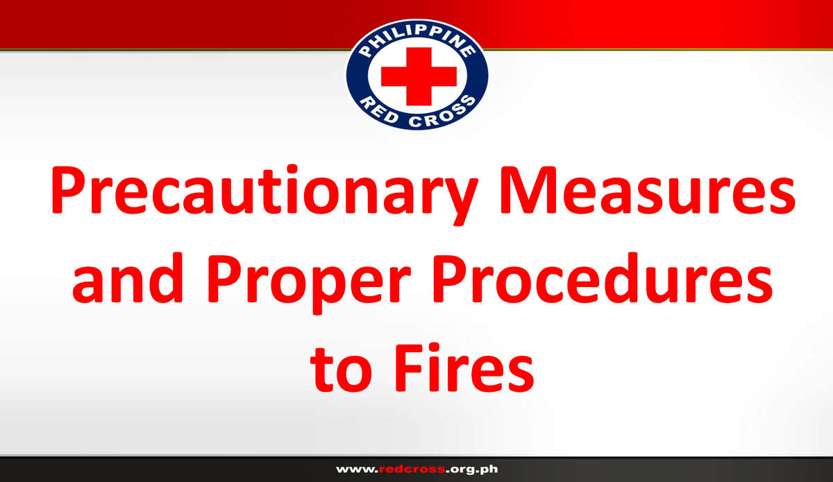 Precautionary-Measures-FIRE - Precautionary Measures and Proper ...