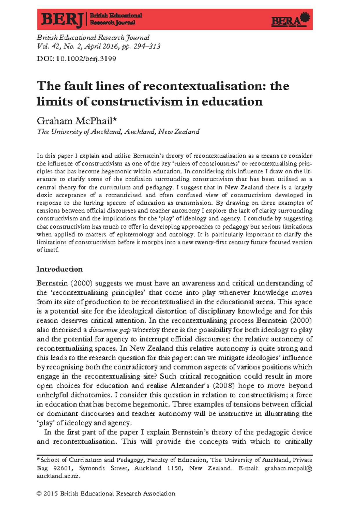 7 The Limits of Constructivism in Education - The fault lines of ...