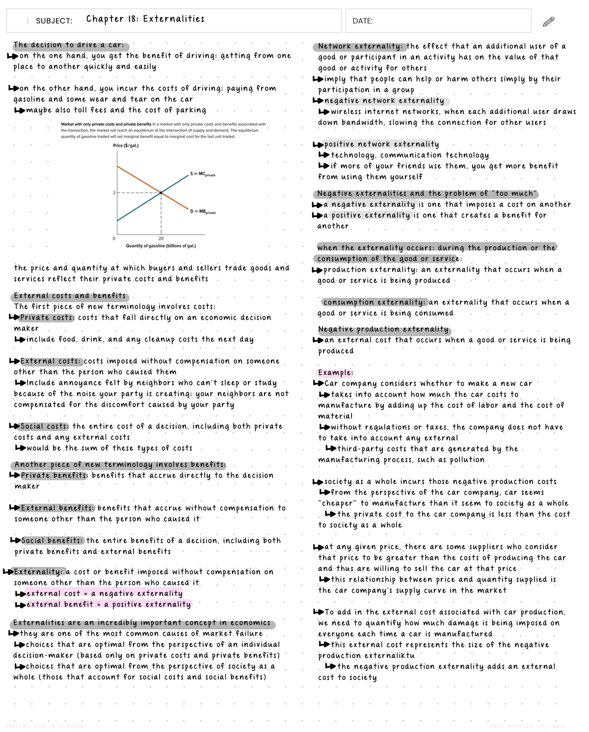 Chapter 18 Externalities - 2 0 2 1 - 2 2 AUG SEP OCT NOV DEC JAN FEB ...