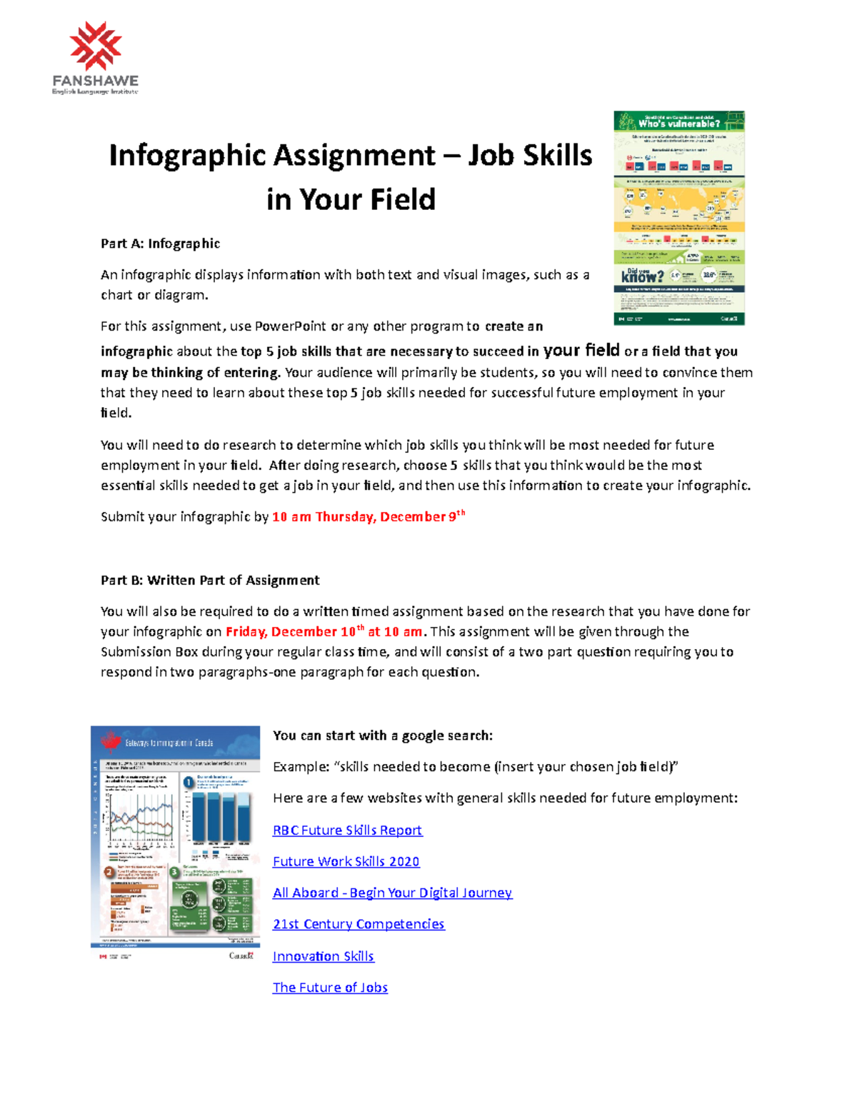 Assignment - Infographic - Amended BBE - Infographic Assignment – Job ...