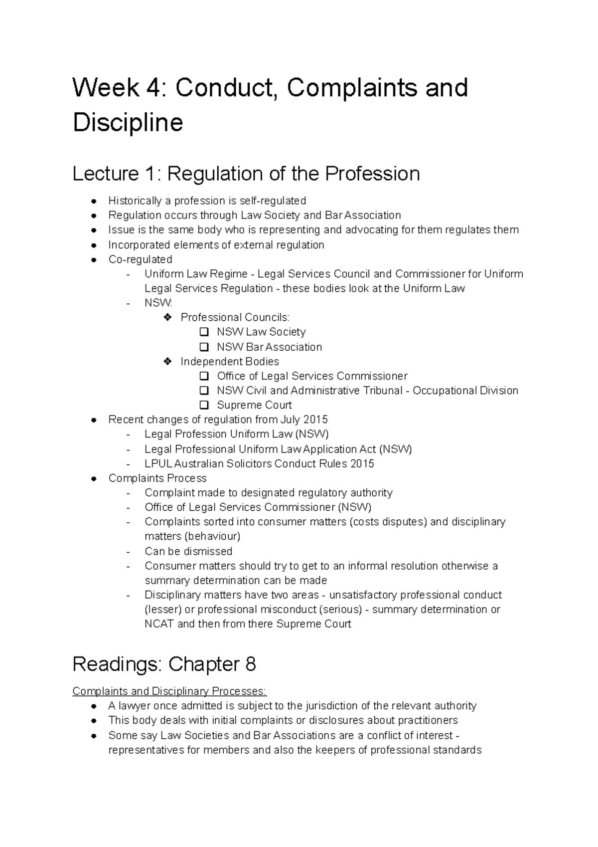 Week 4 Ethics - Summary of lecture notes, readings and seminar work ...