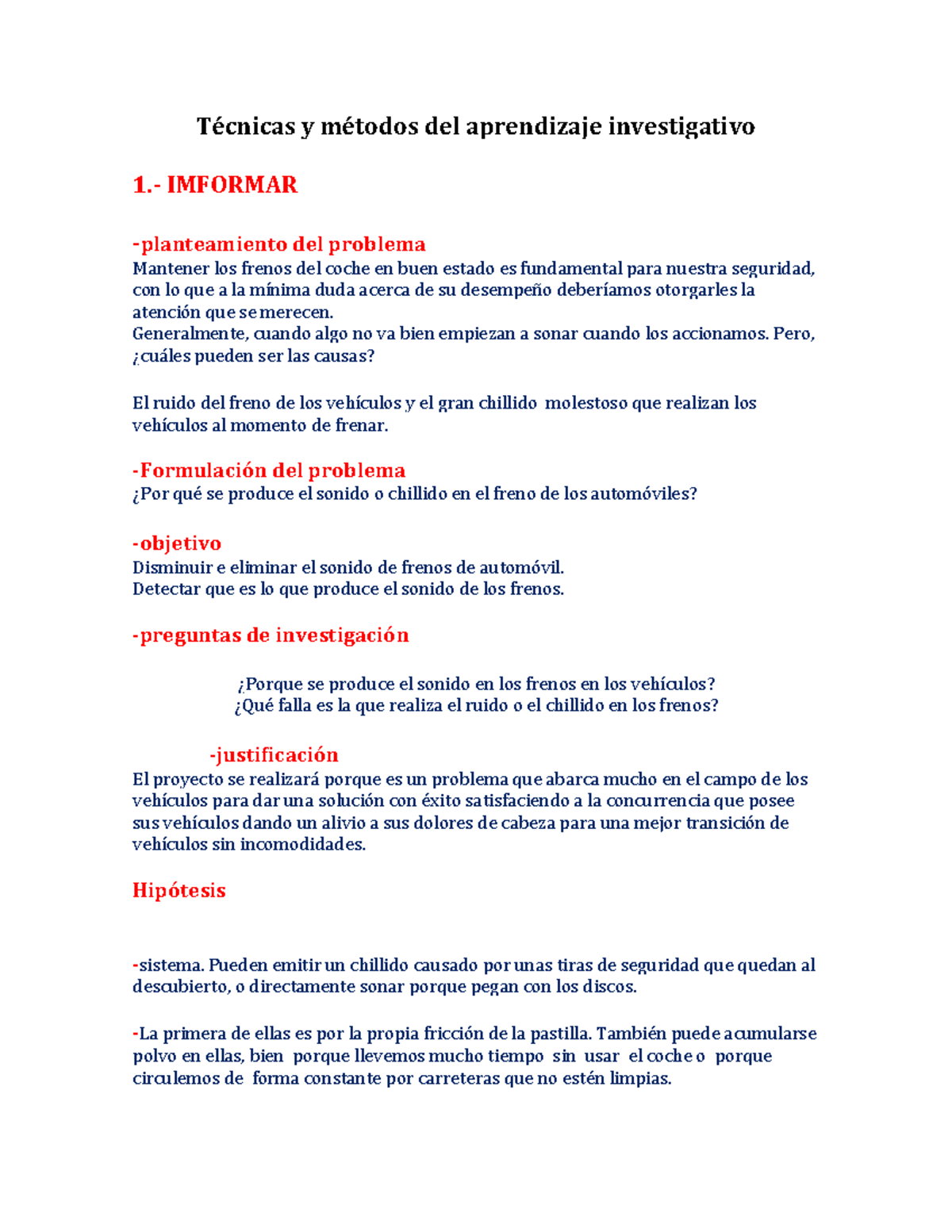 Técnicas y Métodos de Aprendizaje Investigativo-entregable 2 - Técnicas y métodos del ...