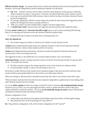 AP Chem Notes - Studocu