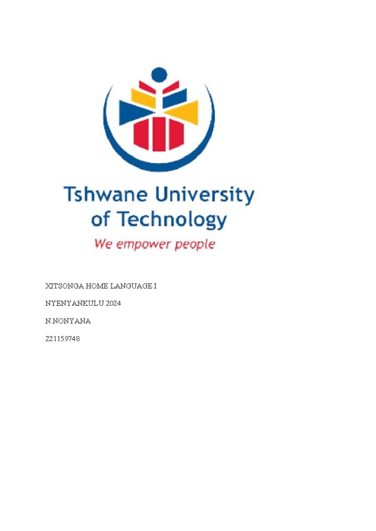 Xitsonga complete 2 - XITSONGA HOME LANGUAGE I NYENYANKULU 2024 N ...