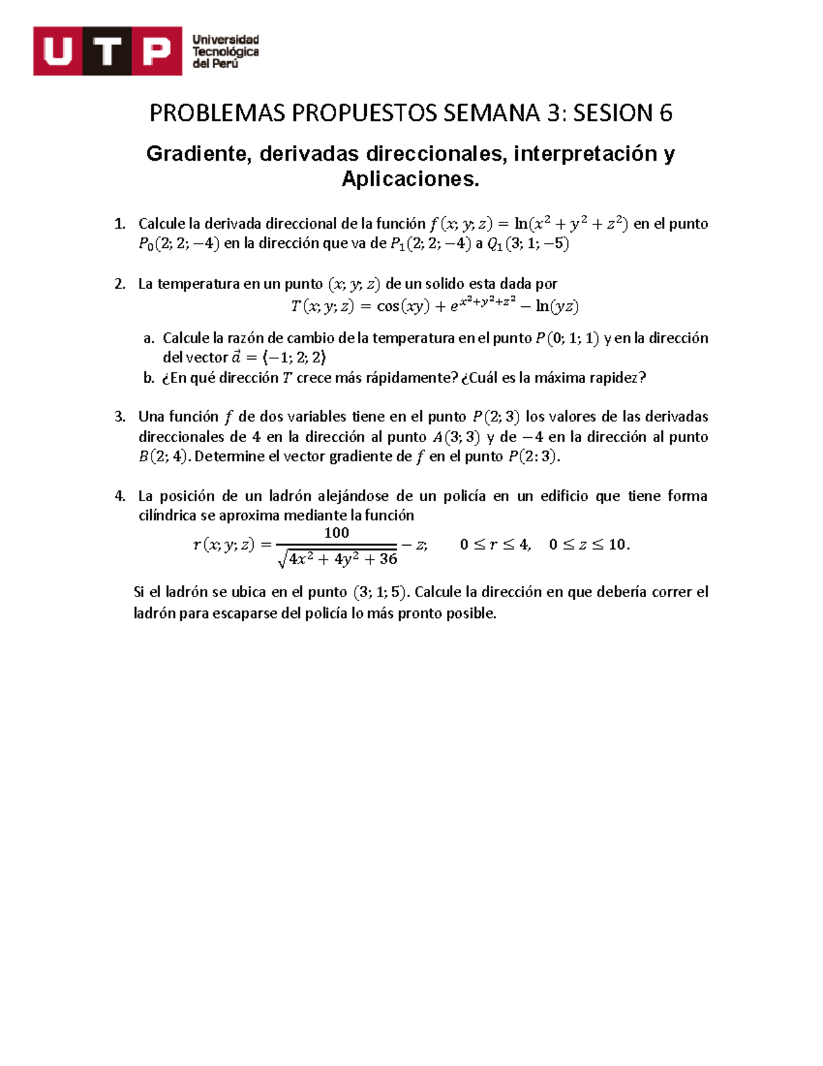 S03.s2-Resolver ejercicios - Mag: José Suyón Vilcherrez PROBLEMAS PROPUESTOS SEMANA 3: SESION 6 ...