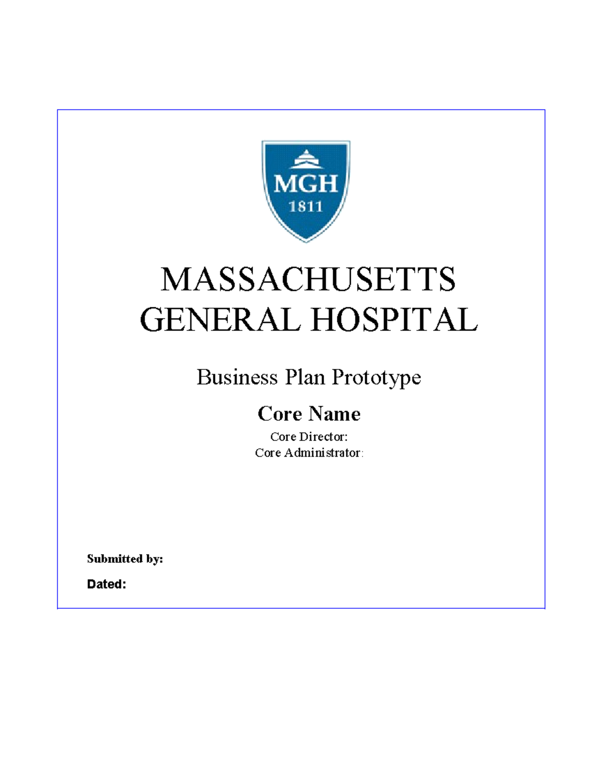 #47093 - NURSIN G - MASSACHUSETTS GENERAL HOSPITAL Business Plan ...