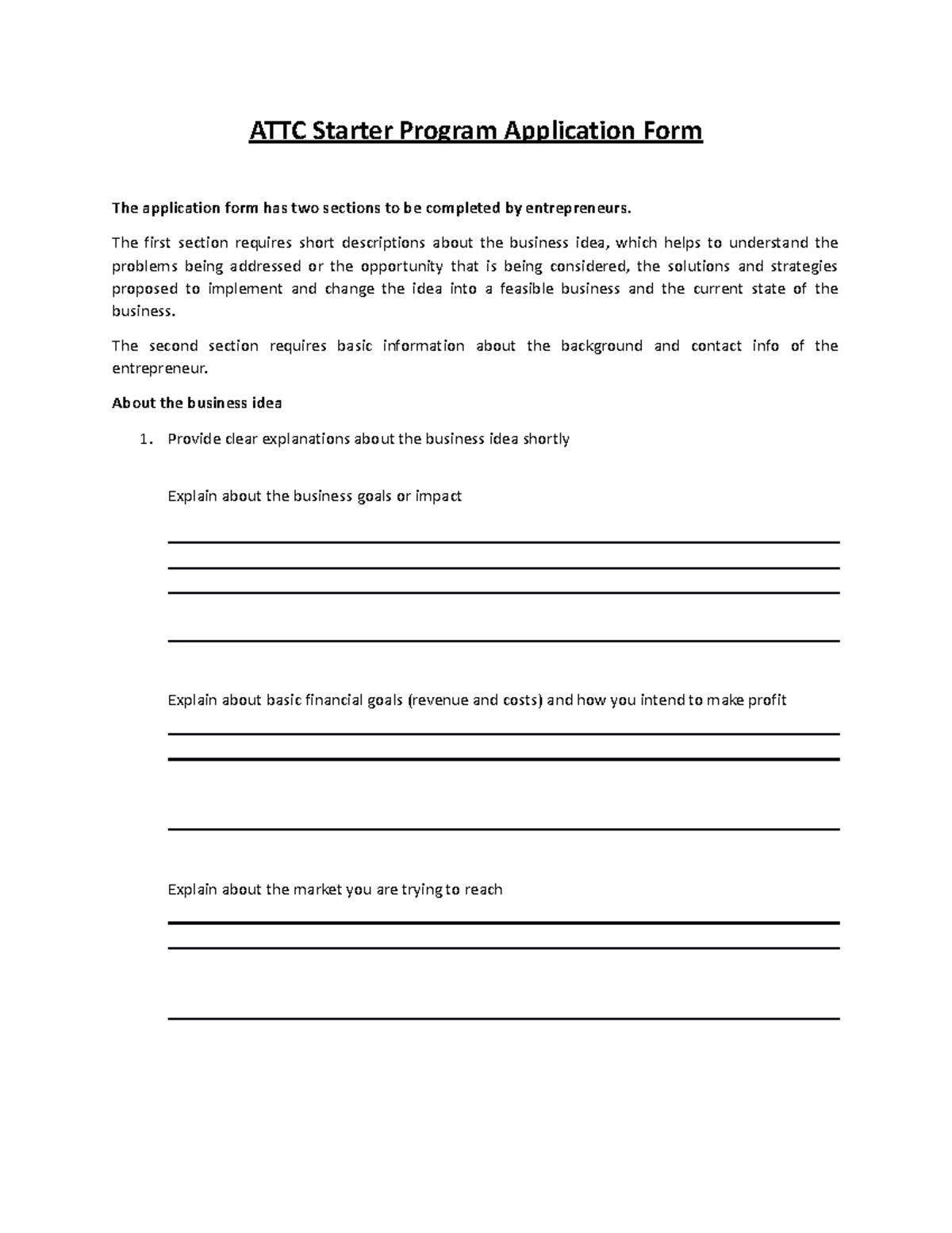 ATTC-Starter-Program-Application-Form -1 - ATTC Starter Program ...