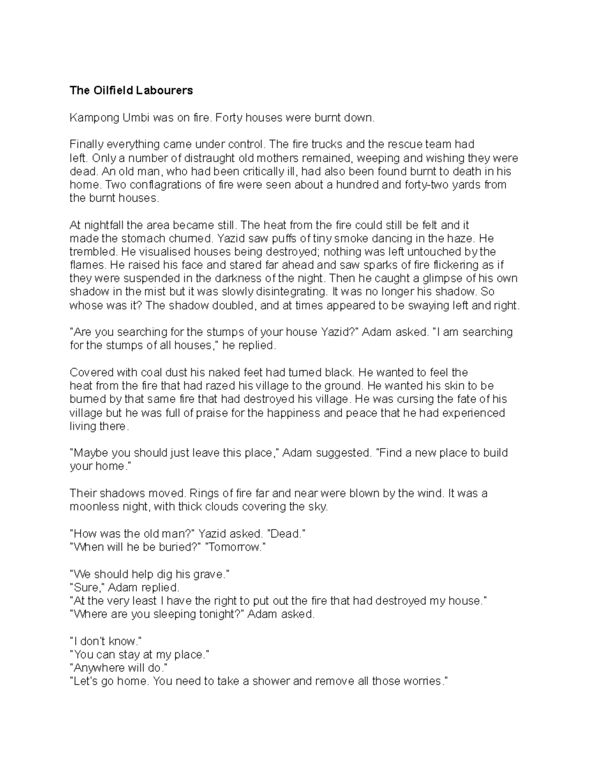 The-Oilfield-Labourers - Lettering - FEU - Studocu