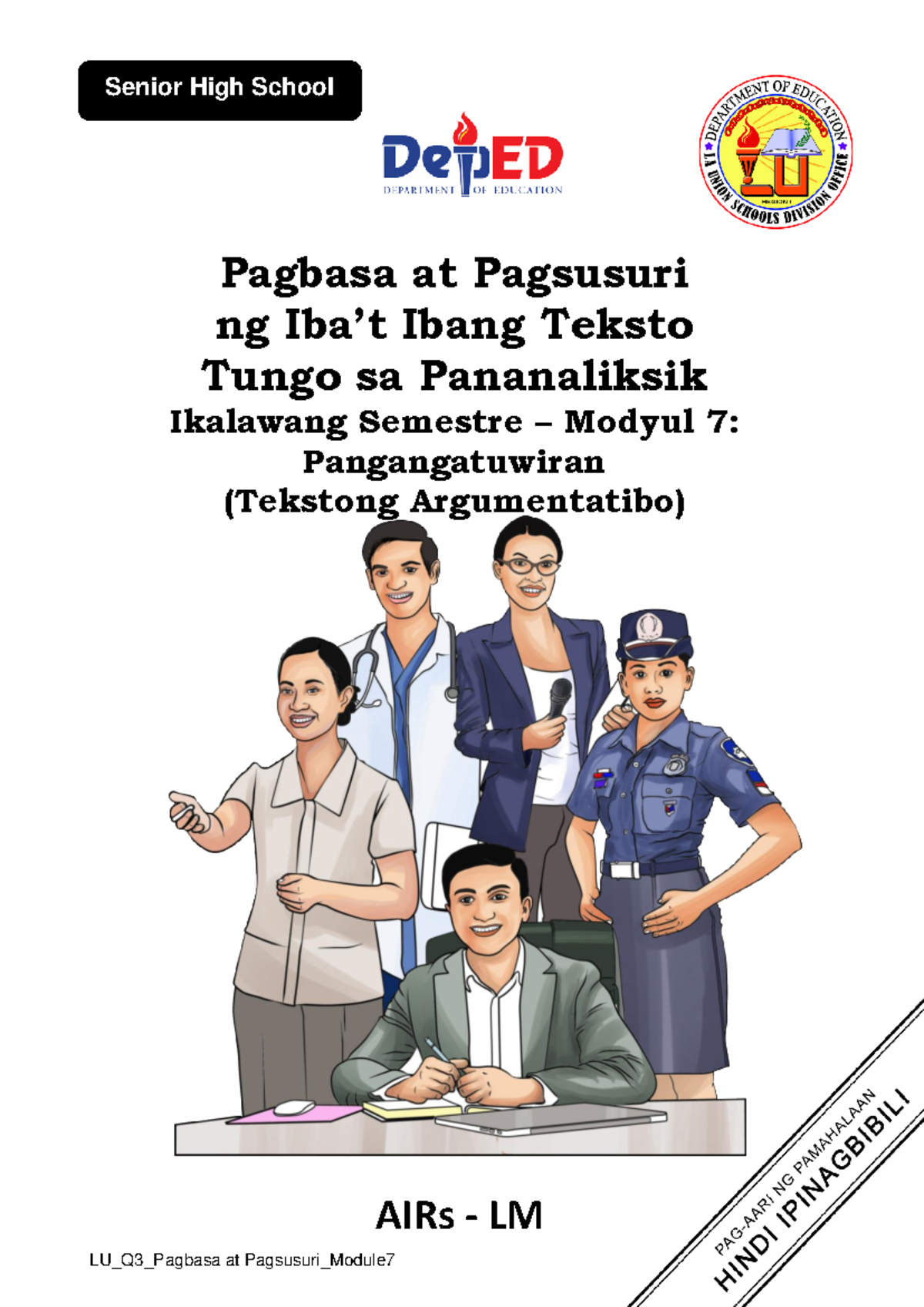 Copy-of-Pagbasa-Mod-7 - i Pagbasa at Pagsusuri ng Iba’t Ibang Teksto ...