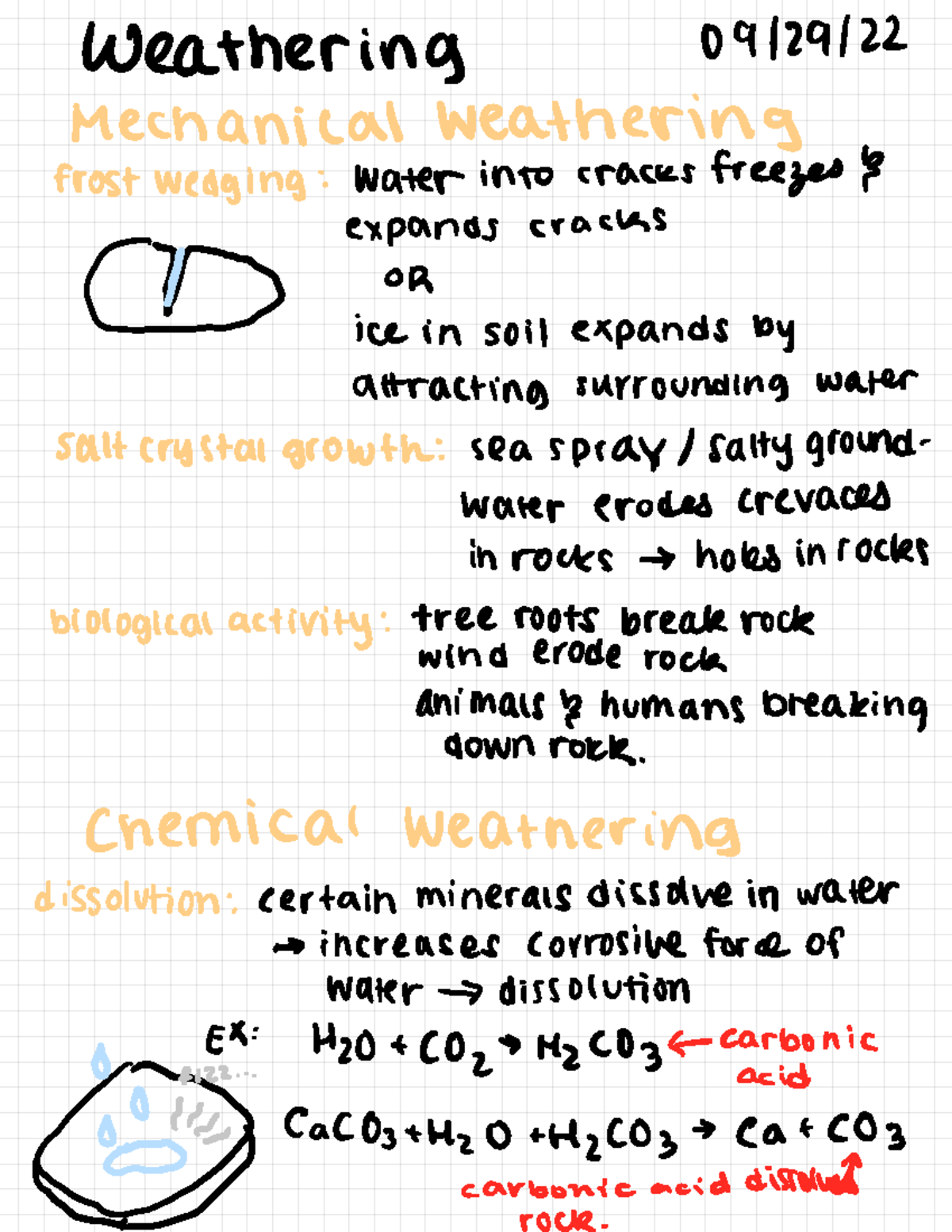 Ch. 6 Weathering Lecture Notes - Weathering 09129122 Mechanical ...