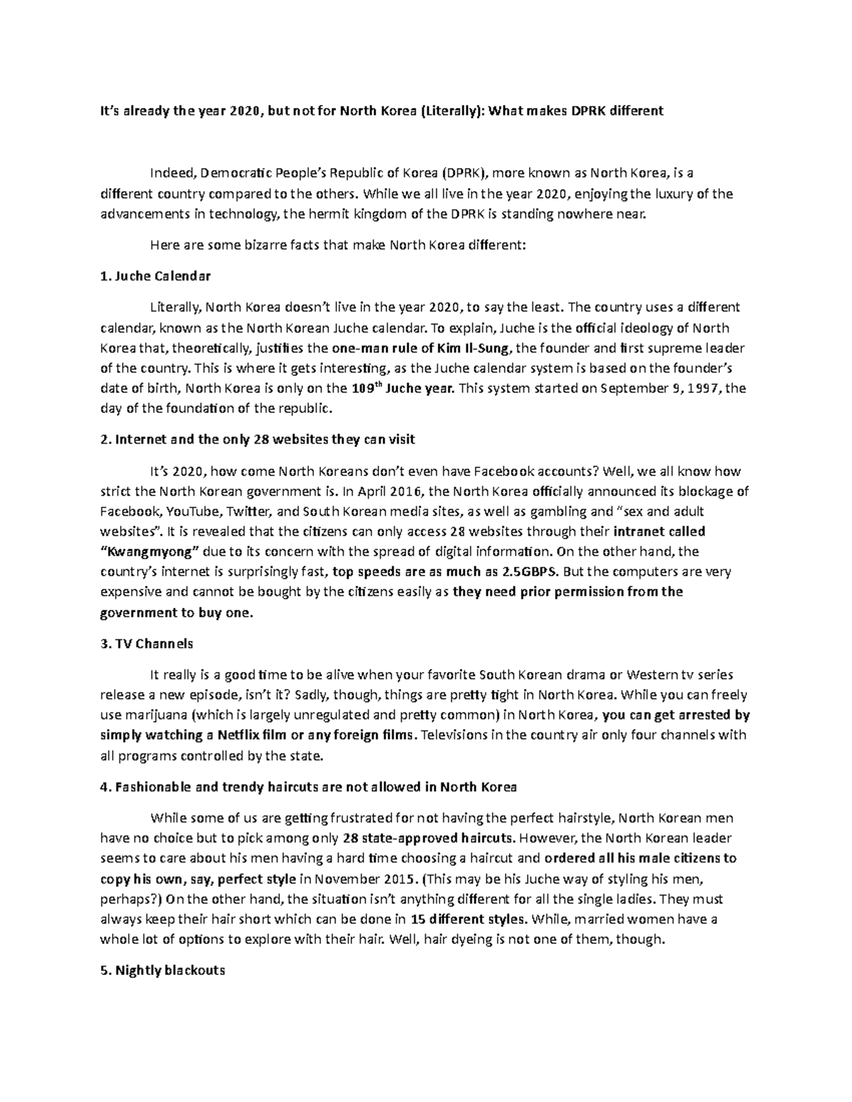 It’s already the year 2020, but not for North Korea (Literally) What ...