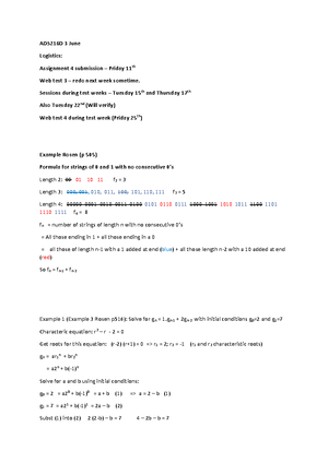 PPA115D TRO115D 2020S1 CT1 MEMO - PPA115D & TRO115D – CLASS TEST 1 MEMO ...