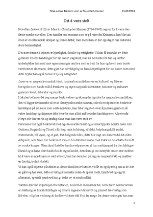 Eksempeltekst Retorisk Analyse - EKSEMPELTEKST RETORISK ANALYSE - Studocu