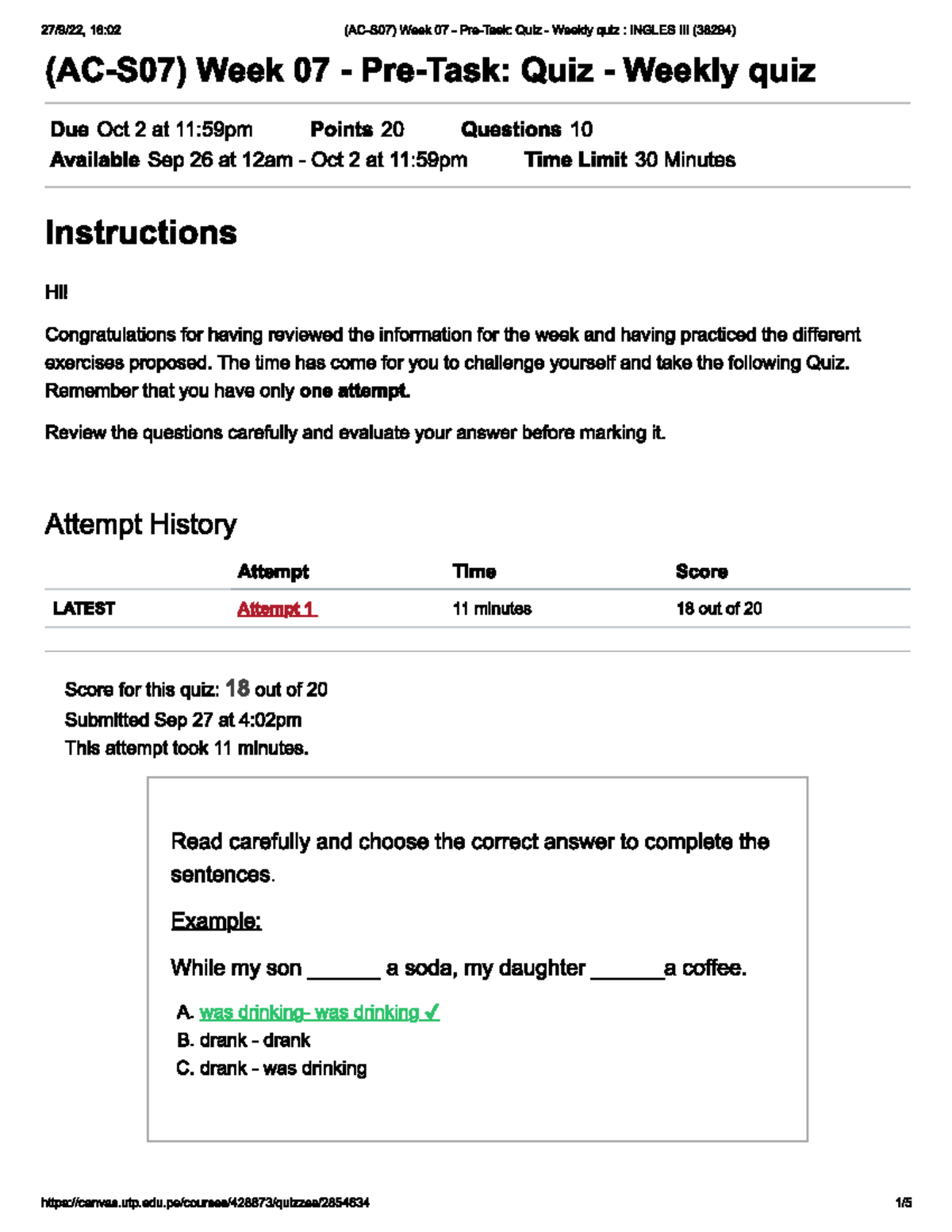 (AC-S07) Task Week 7 Ingles 3 - Ingles III - Studocu
