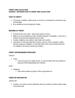 Lesson 5B - Credit Investigation and Background Investigation - Credit ...