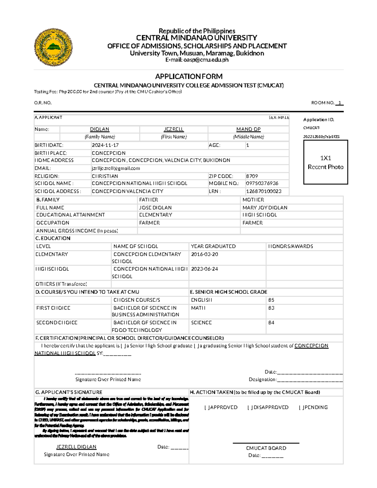 Inbound 7977086958758826889 - APPLICATION FORM CENTRAL MINDANAO ...