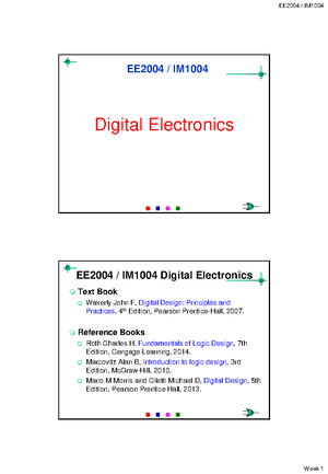 Digital Electronics Notes - General: On a timing diagram. For input to ...