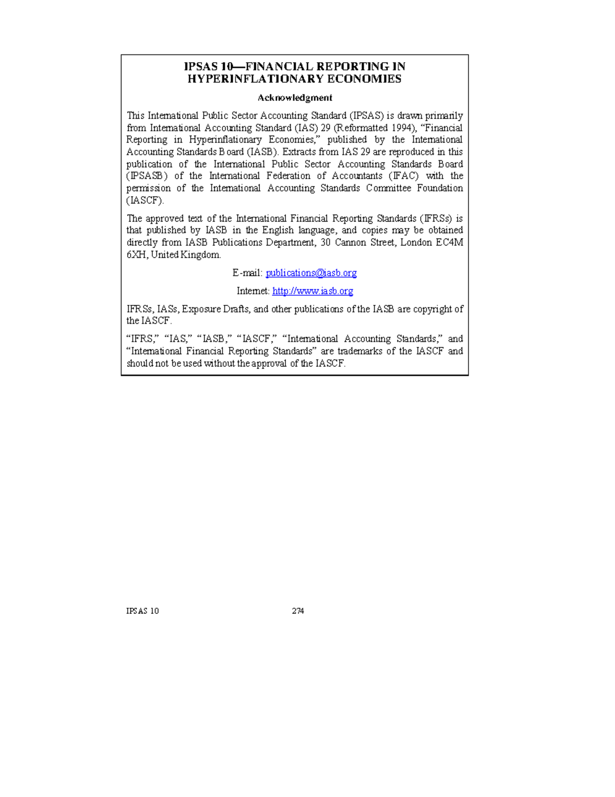 Ipsas 10 financial report 1 - IPSAS 10—FINANCIAL REPORTING IN ...