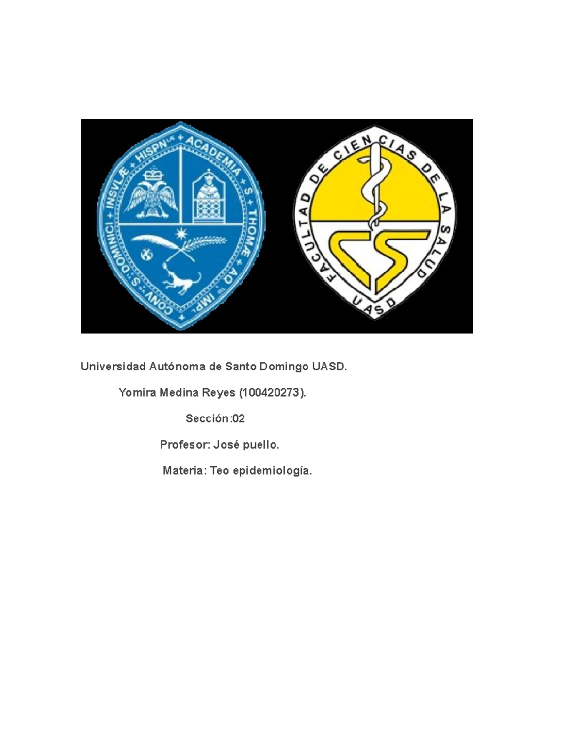 Sarampion cuadro - Universidad Autónoma de Santo Domingo UASD. Yomira ...