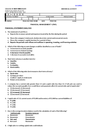 SCM Week6 LPS Absorption and Variable Costing Answer Key - JP Rizal St., Poblacion, Pandi ...
