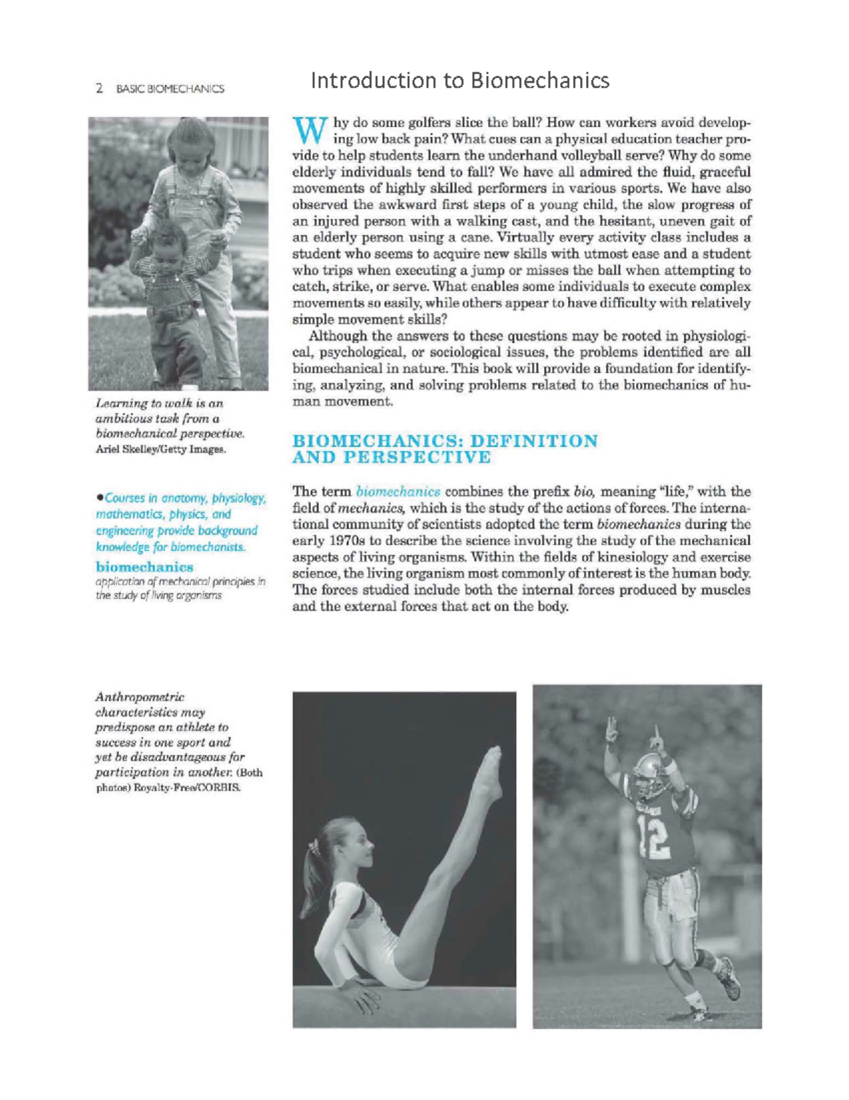 Reading HW#4 (Biomechanics Part 1) - ENGR 116 - Introduction to ...