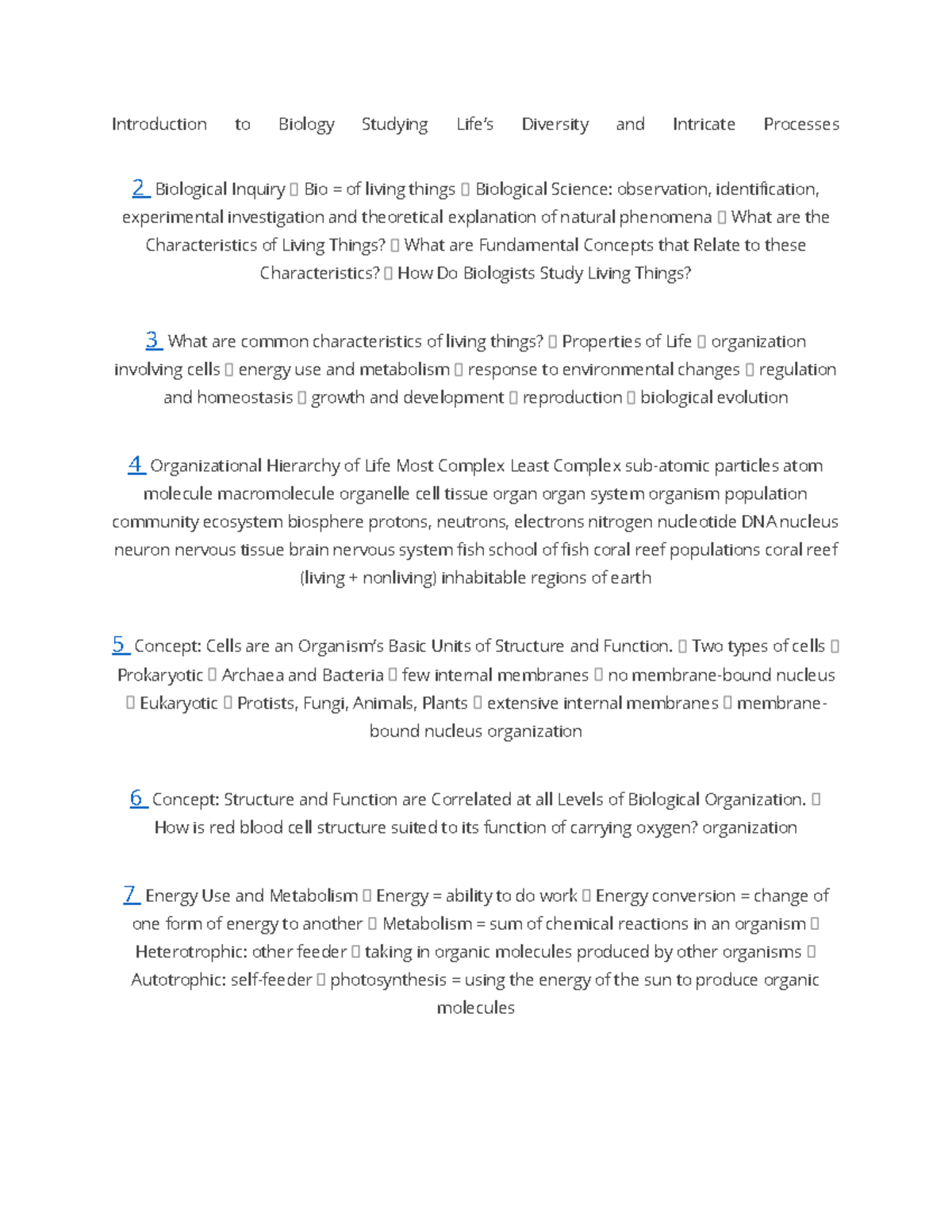Biology diversity - Introduction to Biology Studying Life’s Diversity ...