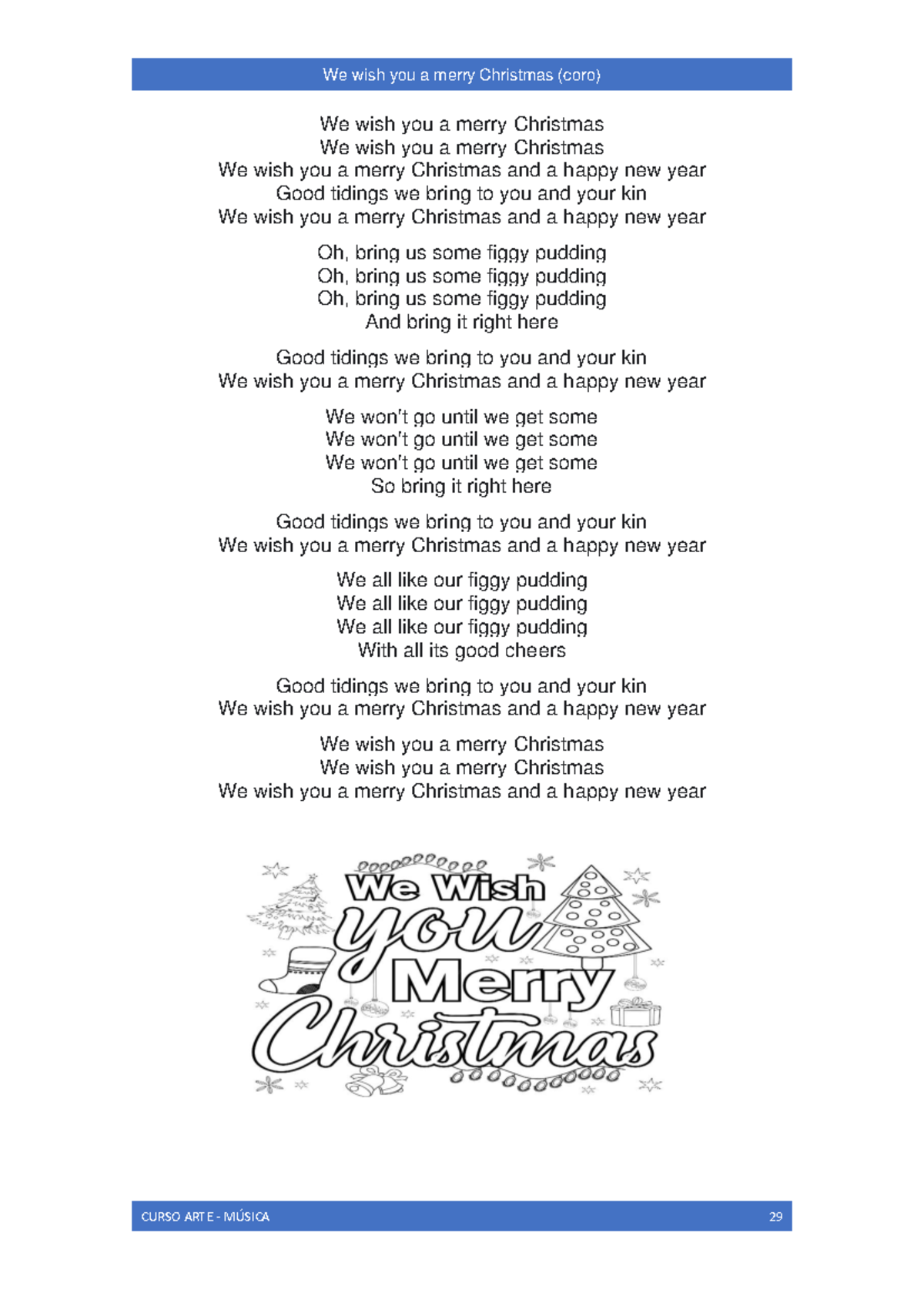 Copy of 029 We wish you a merry Christmas coro - CURSO ARTE - MÚSICA 29 ...