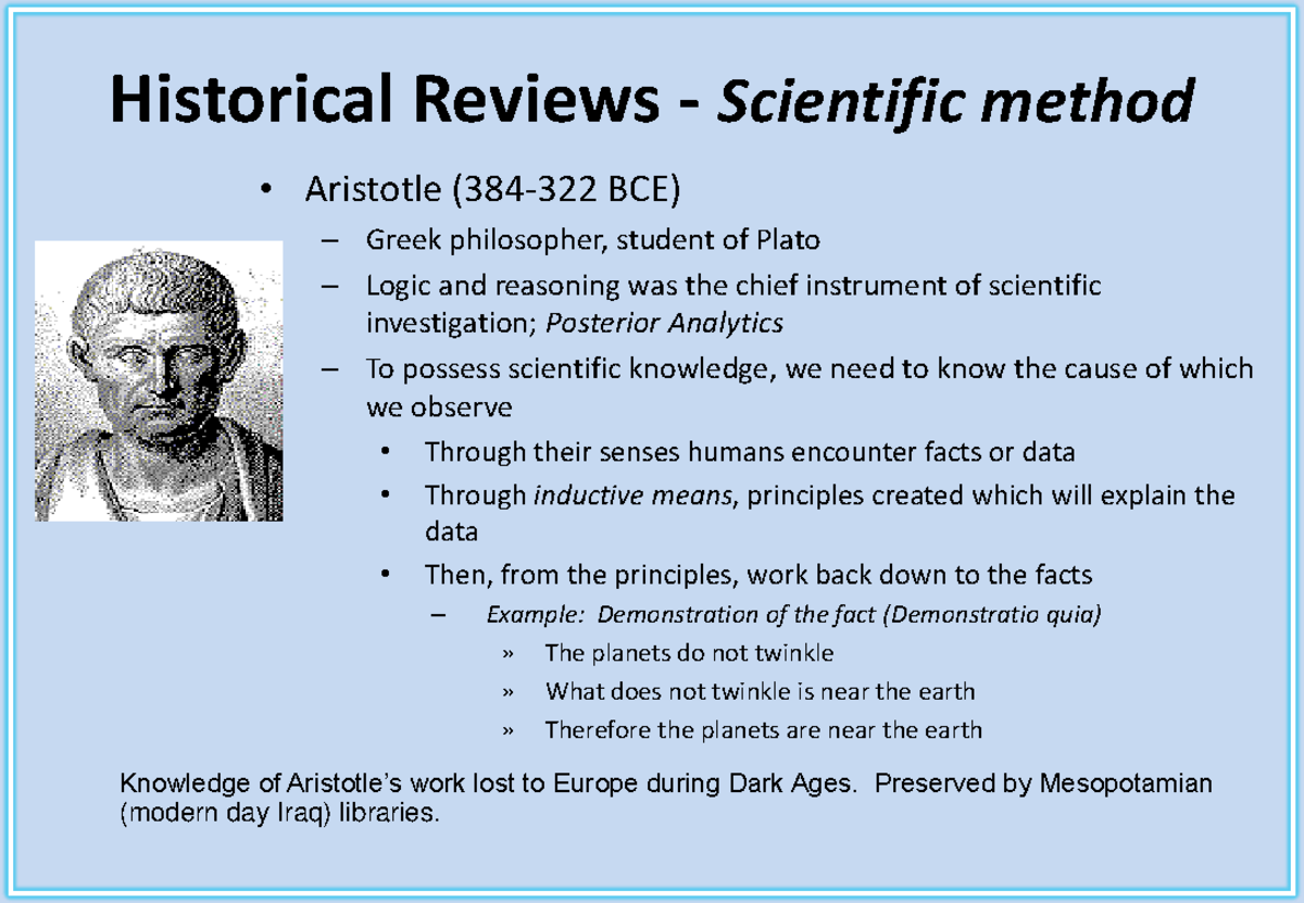FM Chap01-HW - 개인자료 - Historical Reviews - Scientific method ...