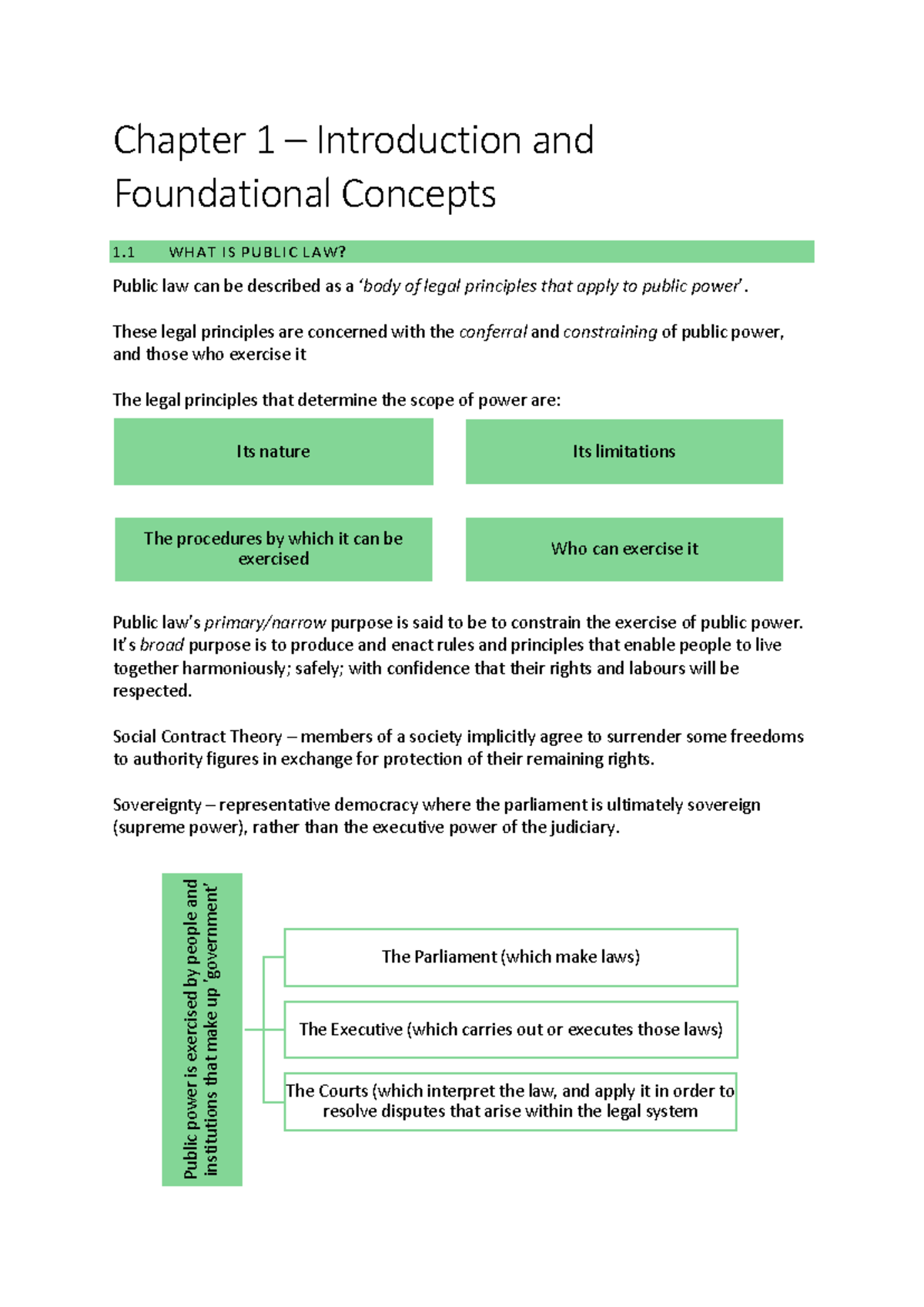 Week 1 Lecture Notes - Chapter 1 – Introduction and Foundational ...