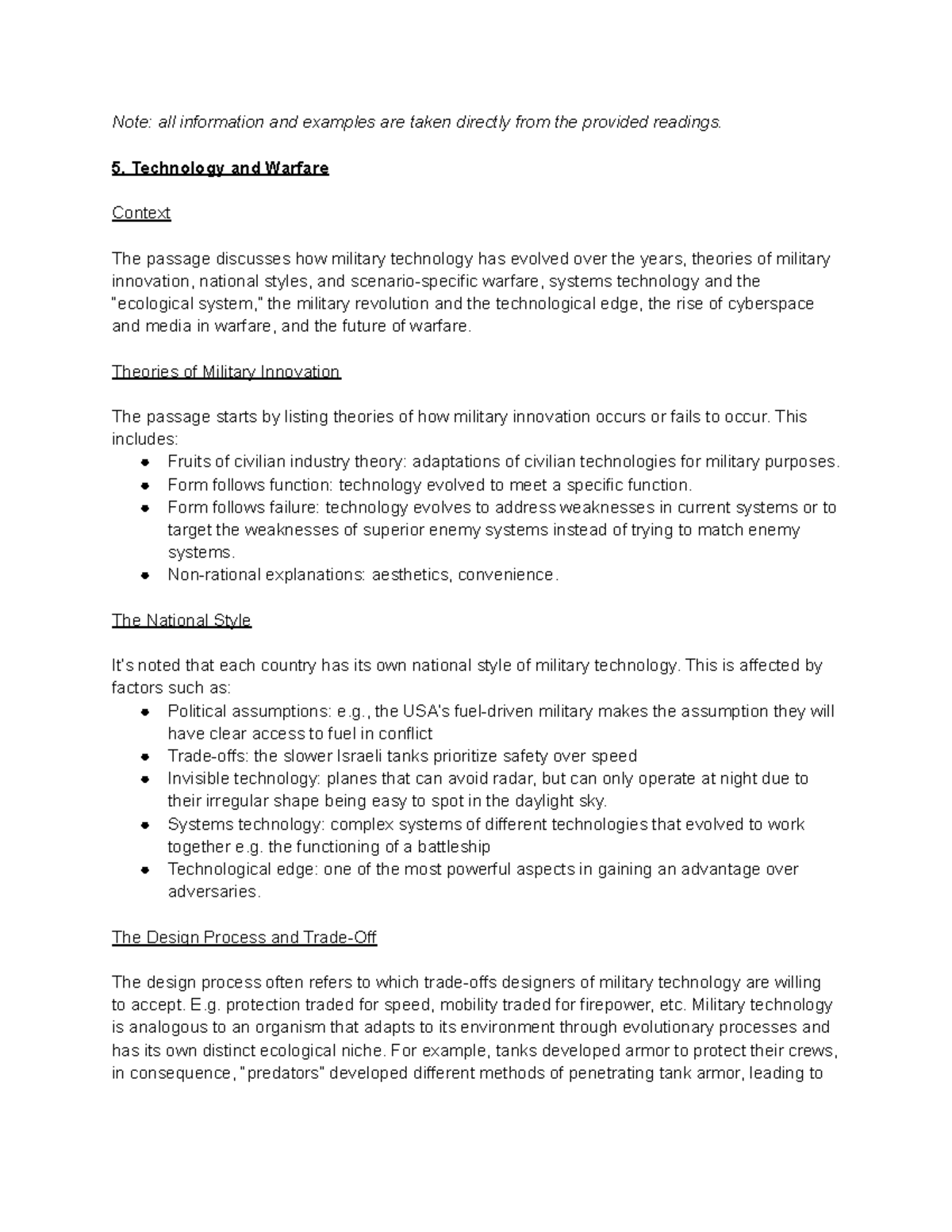 Analysis of HAS110 Texts ST2 - Note: all information and examples are ...