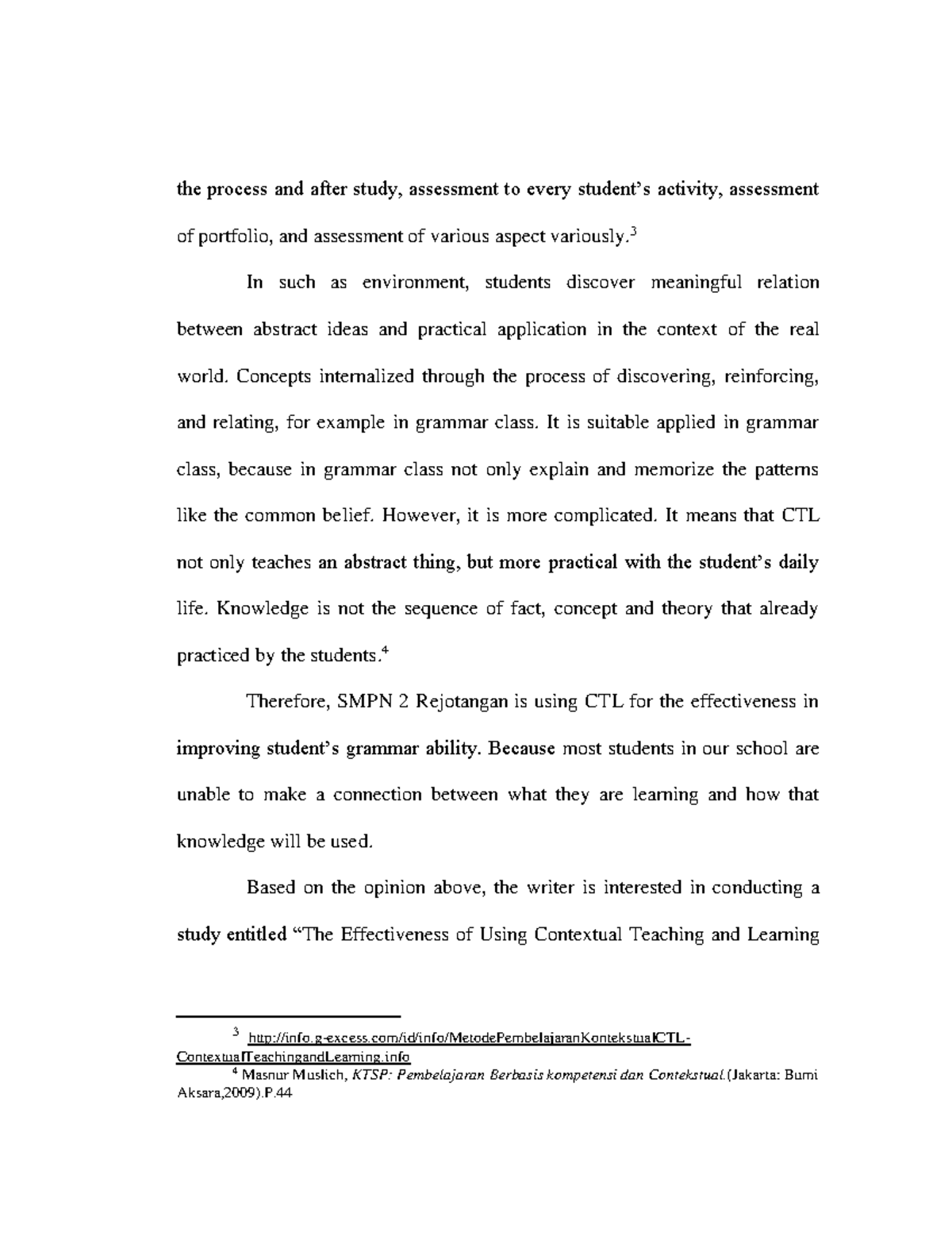 Contextual Teaching and Learning-2 - the process and after study ...