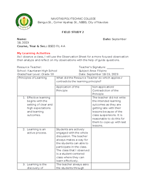 Scope and Delimitation Lesson Plan - DAILY LESSON PLAN School Navotas ...